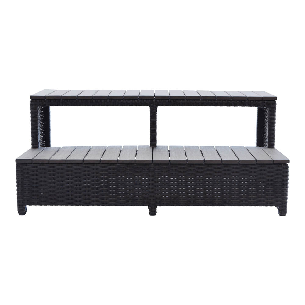 Straight Steps - To Fit Straight Edge Spas - Part Of Square Surround ...